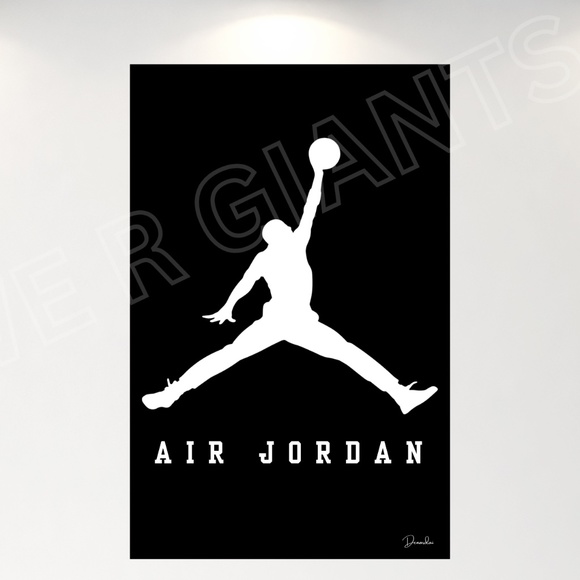Nike | Art | Nike Michael Jordan Jumpman Poster 1x17 Great Holiday Gift ...
